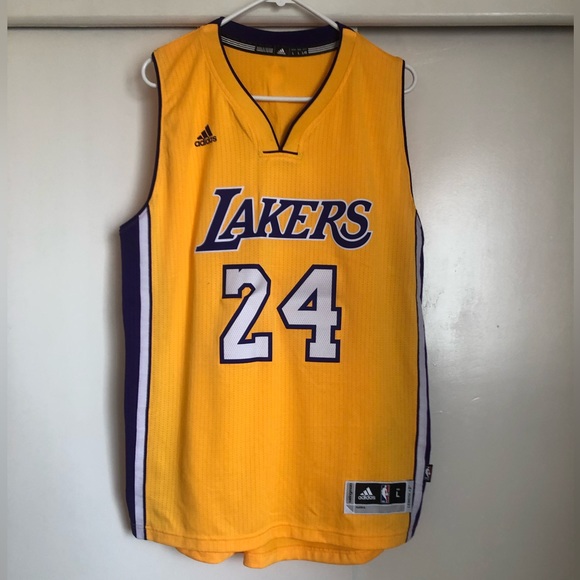 adidas | Shirts | Kobe Bryant Los Angeles Laker Adidas Jersey New ...